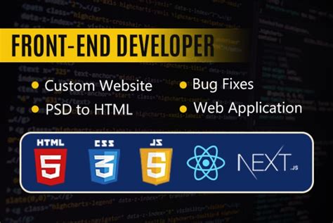 Develop Html Css React And Next Js Responsive Websites By
