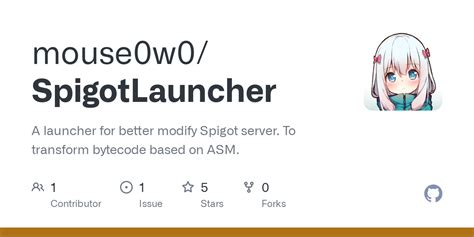 GitHub Mouse W SpigotLauncher A Launcher For Better Modify Spigot Server To Transform