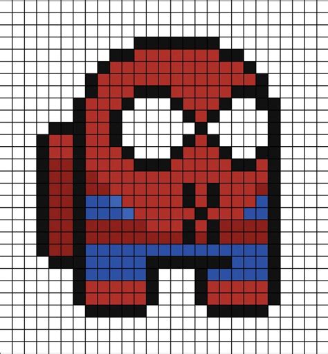 Spiderman Impostor Pixel Art Artofit
