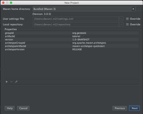 Intellij Quickstart — Geotools 34 Snapshot User Guide