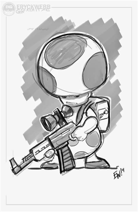 Tactical Toad Stool Webcam School Eryckwebbgraphics