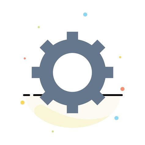 Cog Setting Gear Abstract Flat Color Icon Template 13122251 Vector Art At Vecteezy