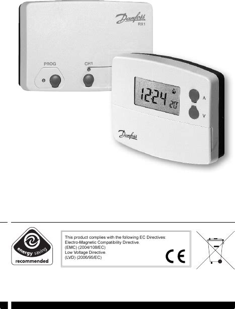 Εγχειρίδιο Danfoss Tp4000 Range Θερμοστάτης σελίδα 2