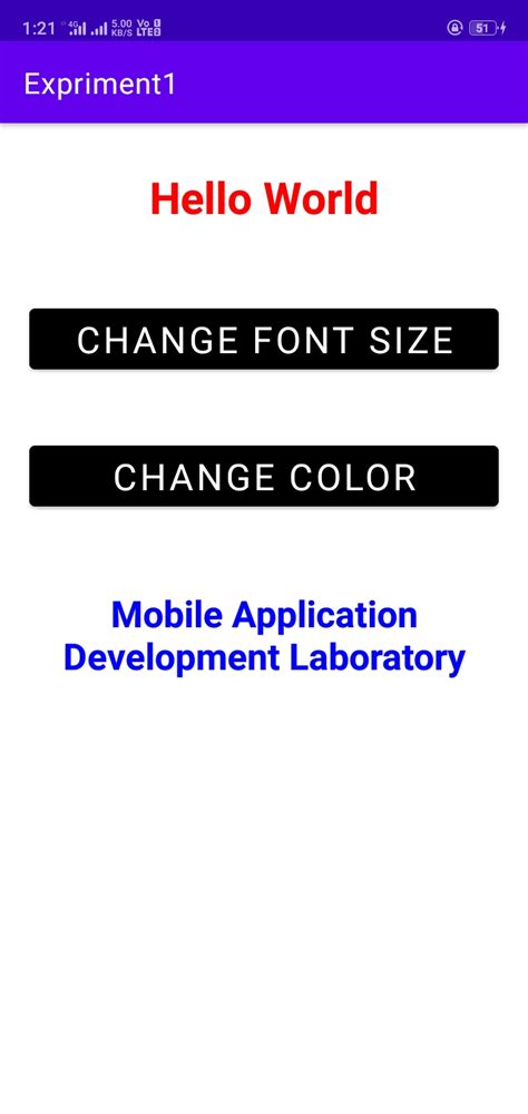 Mobile Application Development Laboratory Experiments Innovative Codes Academy