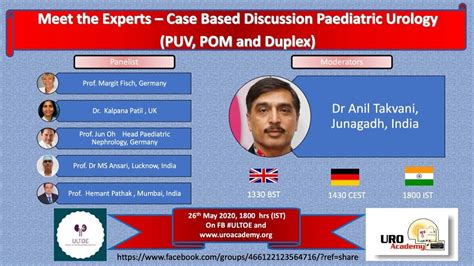 Case Based Discussion Paediatric Urology Puv Pom And Duplex