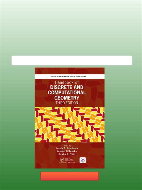 Handbook Of Discrete And Computational Geometry Third Edition Goodman Download Pdf
