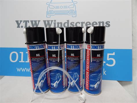 4 X Dinitrol Ml Penetrator Rust Proofing Cavity Wax 500ml Aerosol