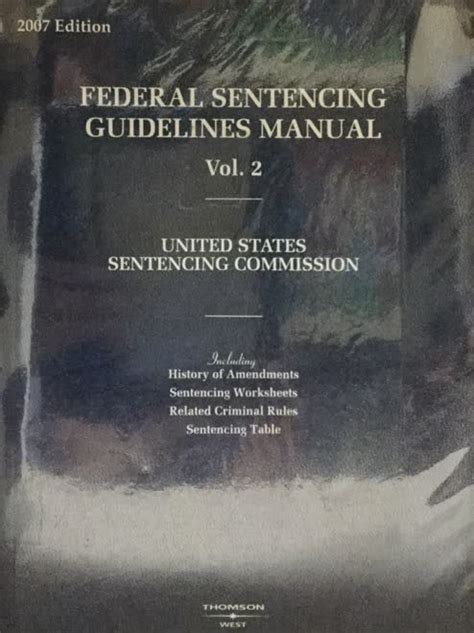 Federal Sentencing Guidelines Worksheet