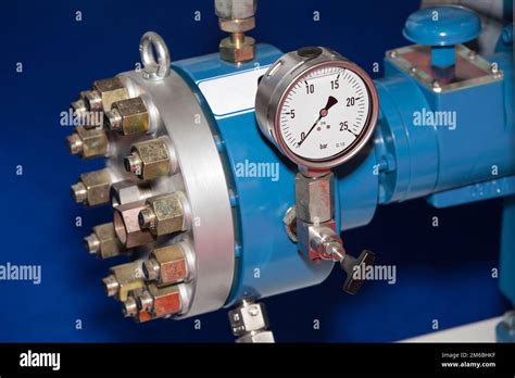 Pipe Manometer View Stock Photo Alamy