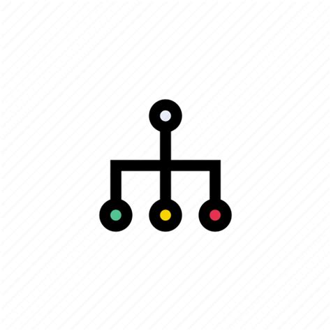 Chart Connection Graph Hierarchy Network Icon