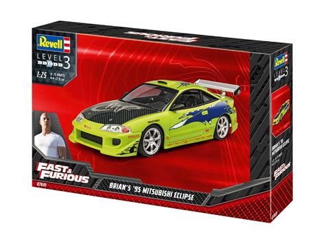 The Fast And Furious Model Kit Brians 1995 Mitsubishi Hobby Figures