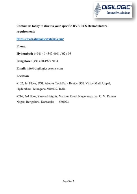 Ppt Dvb Rcs Demodulator Digilogic Systems Pvtltd Powerpoint