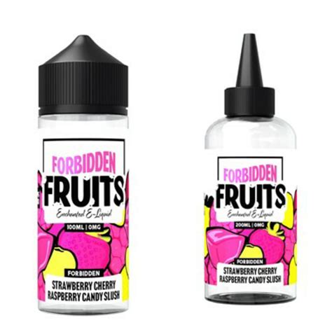 Strawberry Cherry Raspberry Candy Slush E Liquid Forbidden Fruits Uk Vape Store E Cig Clouds