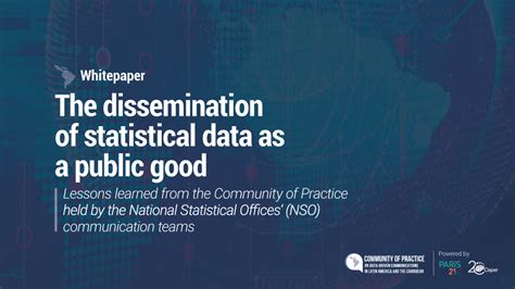 The Dissemination Of Statistical Data As A Public Good