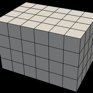 Hexahedron Mesh Used For The Three Dimensional Numerical Simulations Download Scientific