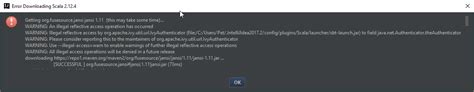 Unable To Download Ivy Scala Sdks Ides Support Intellij Platform