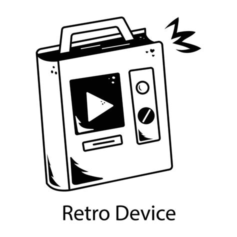 Trendy Retro Device 44822792 Vector Art At Vecteezy
