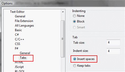 How To Indent F Code In Visual Studio 2008 In Light Mode Stack Overflow