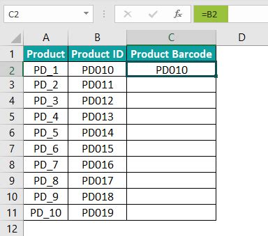 Barcode In Excel How To Generate Create Examples