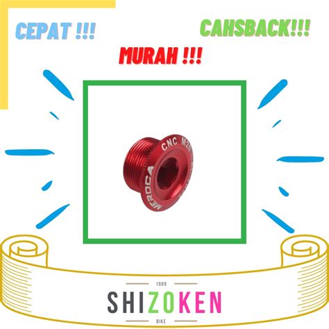 Jual Crank Cover Cap Baut Tutup Crank Arm Sepeda Shimano Ht Meroca M Red Shopee Indonesia