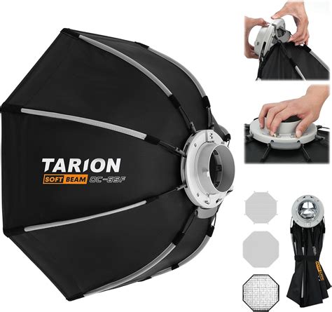 Tarion Octagonal Softbox With Bowens Mount Quick One Step Open 26in 65cm Tarion Octagonal Softbox With Bowens Mount Quick One Step Open 26in 65cm