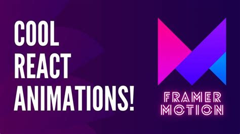 Animations In React Framer Motion Tutorial Cool Animations