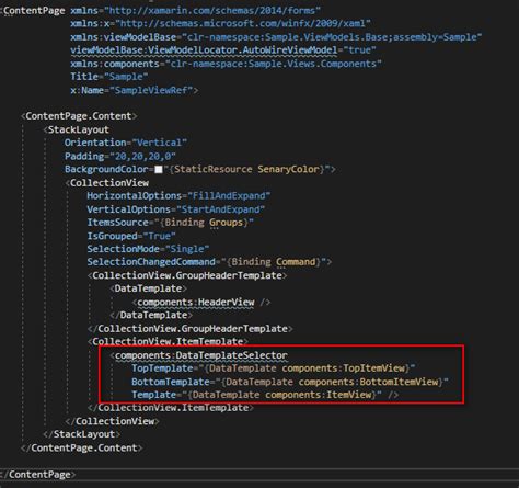 Xamarin Form Collectionview Itemtemplate How To Send A Command From