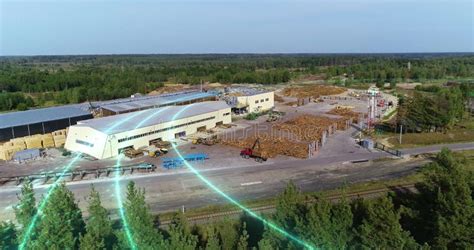 A Cell Data Tower Is Broadcasting A Signal Visualization Of Signal