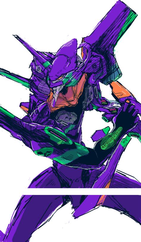 Eva 01 Neon Genesis Evangelion Danbooru