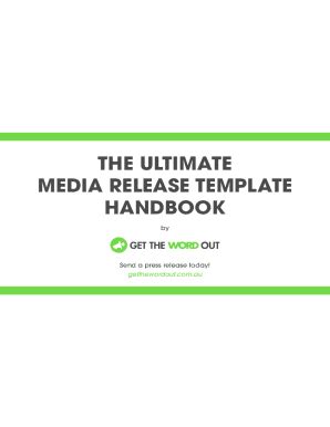 Fillable Online Media Release Templates Download Free Samples PDFHow To Write A Press Release