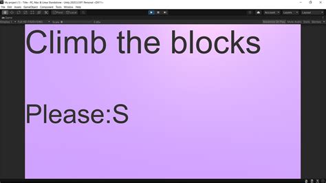 Climb The Blocks ｜ Unityユースクリエイターカップ