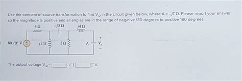 Solved Use The Concept Of Source Transformation To Find V0