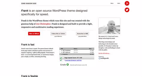 work frank frank an open source wordpress theme wordpress theme