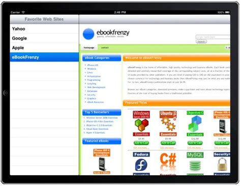 An Ipad Ios 4 Split View And Popover Example Xcode 4 Techotopia