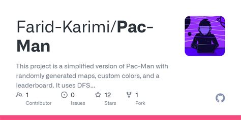 GitHub Farid Karimi Pac Man This Project Is A Simplified Version Of Pac Man With Randomly