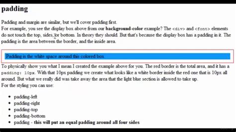 017 Inline Styling With The Style Attribute Youtube