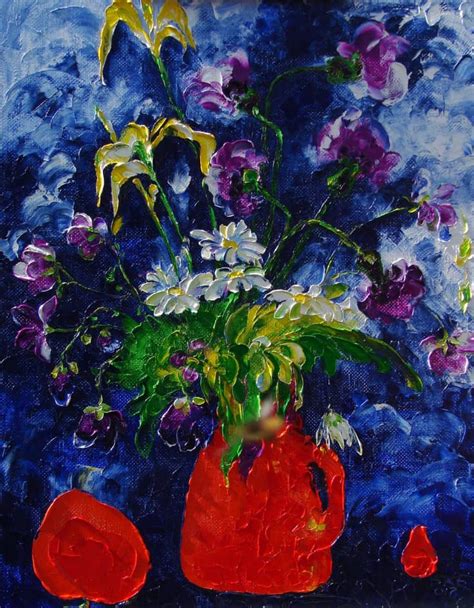 Картина «Полевы цветы Холст Масло 2006 г