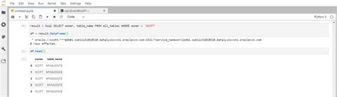 Connect Python To Oracle Dbaas Database And The Vcn Security Gianni