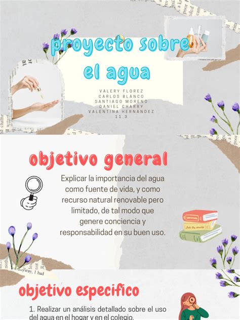 Proyecto Sobre El Agua Pdf Pdf