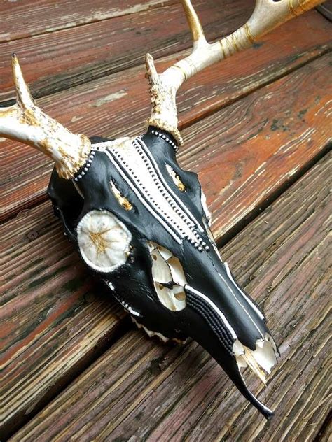 Decorated Deer Skulls