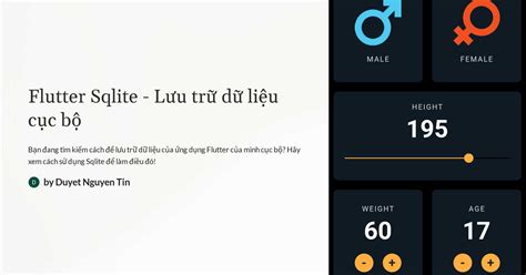Flutter Sqlite Lưu Trữ Dữ Liệu Cục Bộ