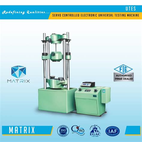 Digital Servo Controlled Universal Testing Machine Fie Make 1000kn Capacity Utm Model Utes