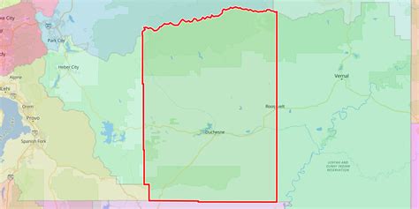 Duchesne County Ut Map Us Map Guide