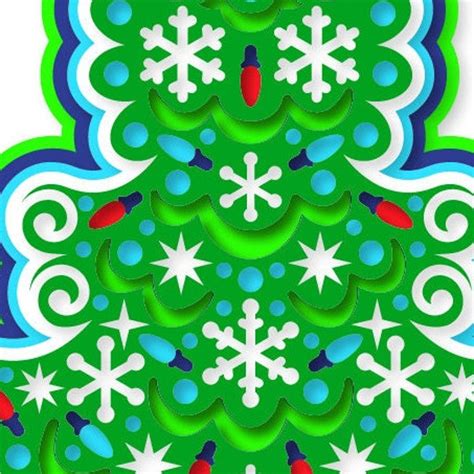 3d Christmas Tree Mandala Svg For Cricut Etsy