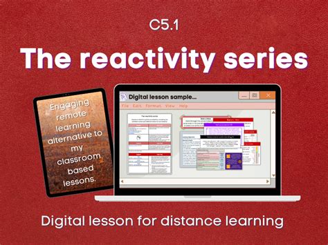 The Reactivity Series Lesson Bundle Teaching Resources