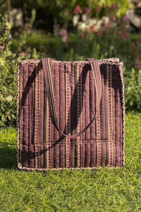 Roza Zohra Printed Cotton Tote Bag Farida Gupta Farida Gupta India