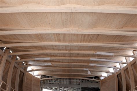 Custom Glulam Decking For Music Center Recital Hall Unalam