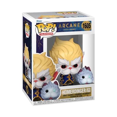 Funko Pop Tv Arcane Lol Heimerdinger With Poro Arcane League Of