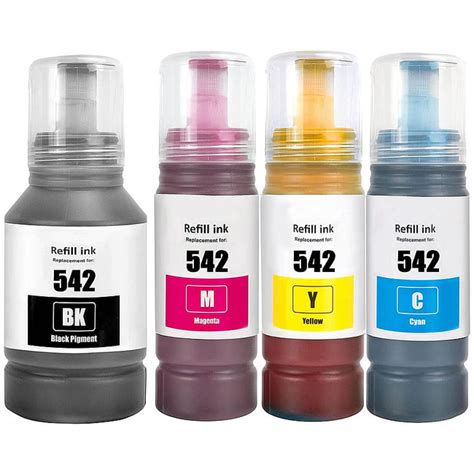 Epson T542 Ecotank Compatible Ink Refill Set Ink Hub