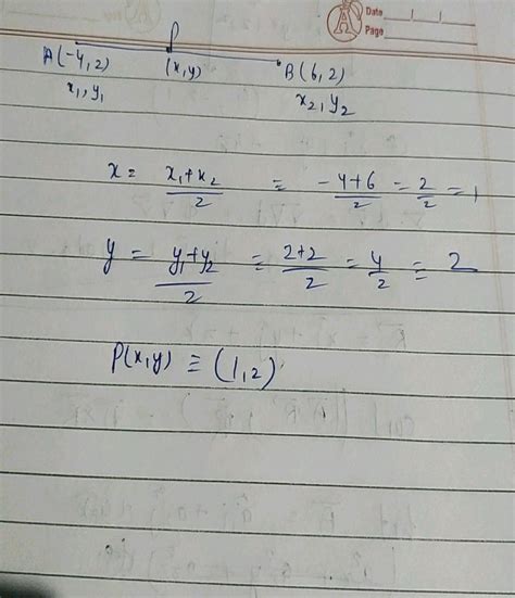 Iii If Mathrm P Is The Midpoint Of The Line Segment Joining